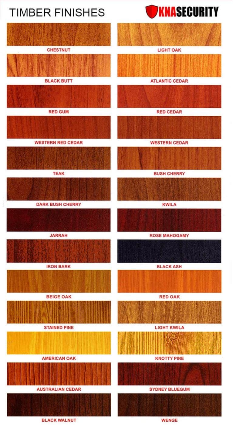 Timber Look Security Screen Doors | KNA Security