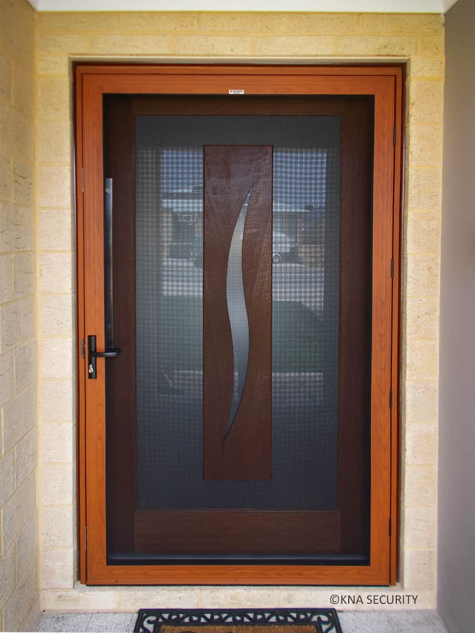 Timber Look Security Doors - KNA Security - 9561 2956